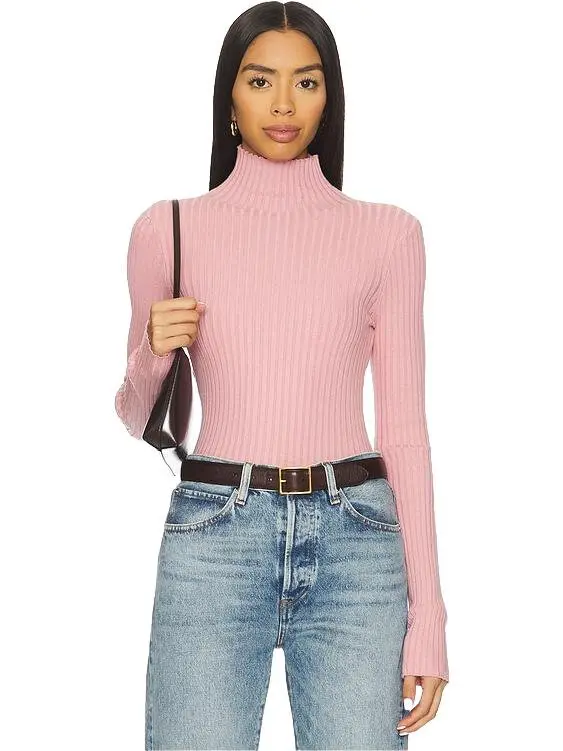 LOVERS AND FRIENDS Magnolia Turtleneck - Mauve