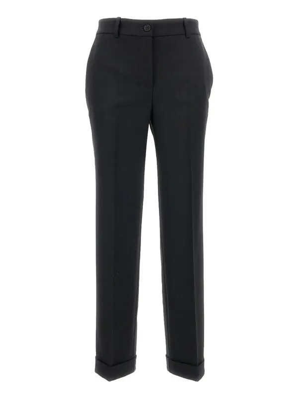 PAROSH Sallia Bi Stretch Trousers - Black