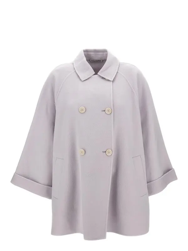 STEFANO MORTARI Wool Cashmere Blend Coat - Grey