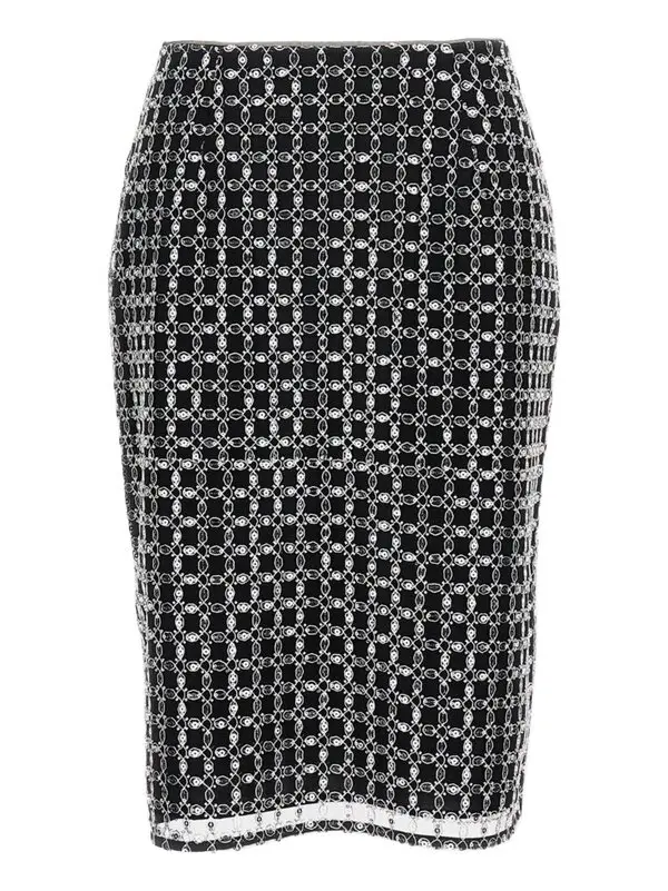 ROTATE BY BIRGER CHRISTENSEN Sequin Embroidered Mini Skirt - Multicolor