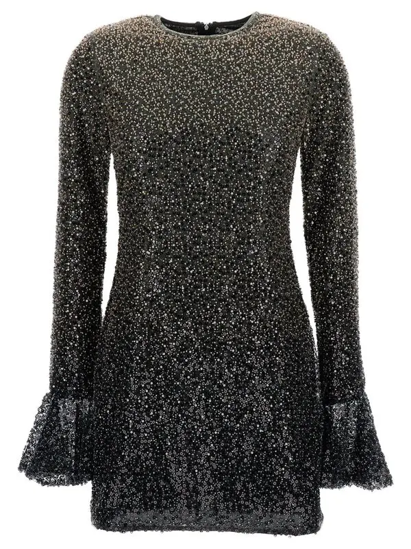ROTATE BY BIRGER CHRISTENSEN Beaded Mini Dress - Multicolor