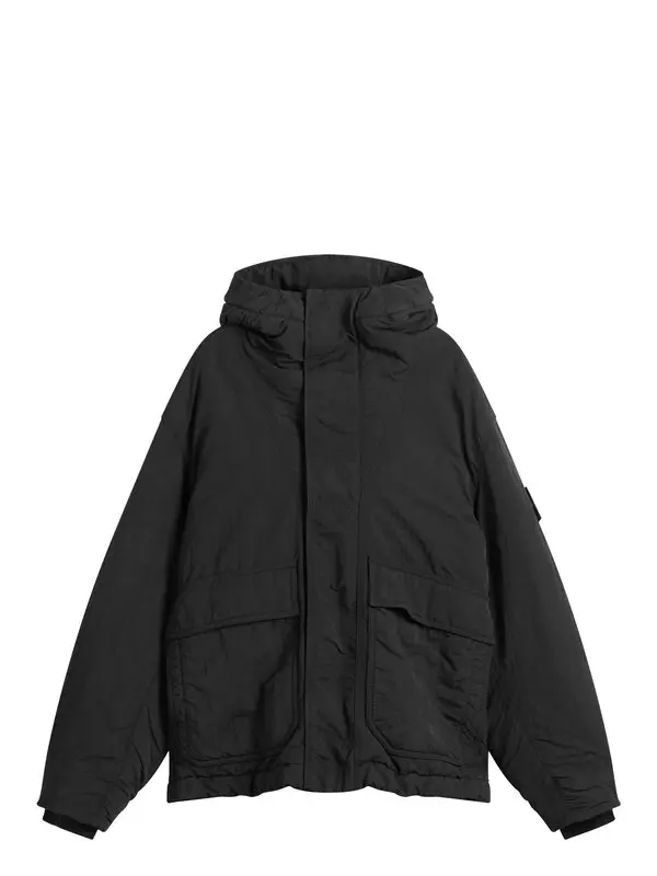 Stone Island Naslan-tc Corrosion Treatment Parka Jacket - Black