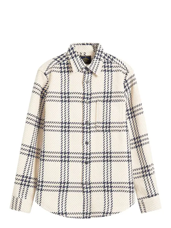 Portuguese Flannel Upper Overshirt - Ecru