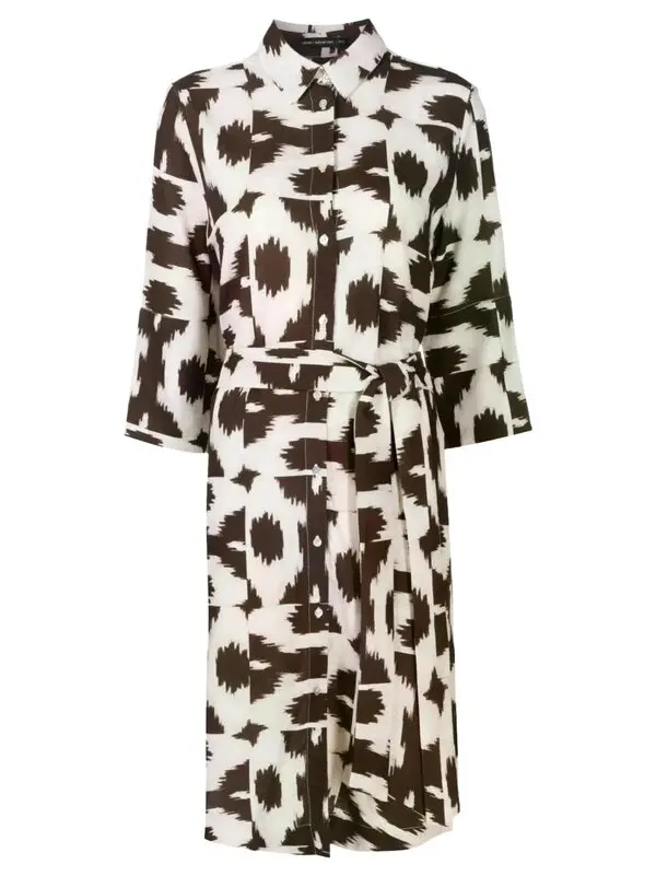 LENNY NIEMEYER Puglia Graphic-print Shirtdress - Black