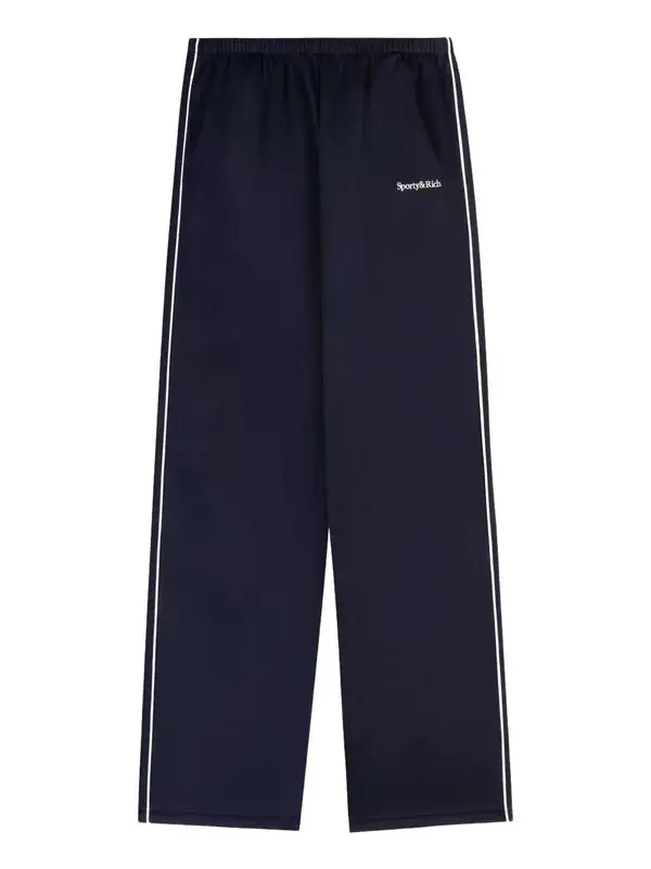 SPORTY & RICH Striped Trousers - Blue