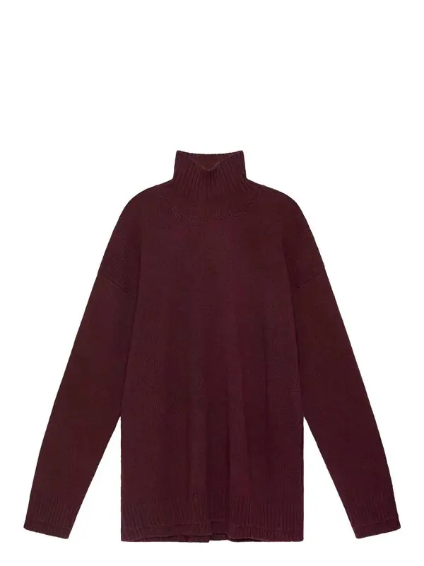 Malìparmi Ribbed Turtleneck Sweater - Red