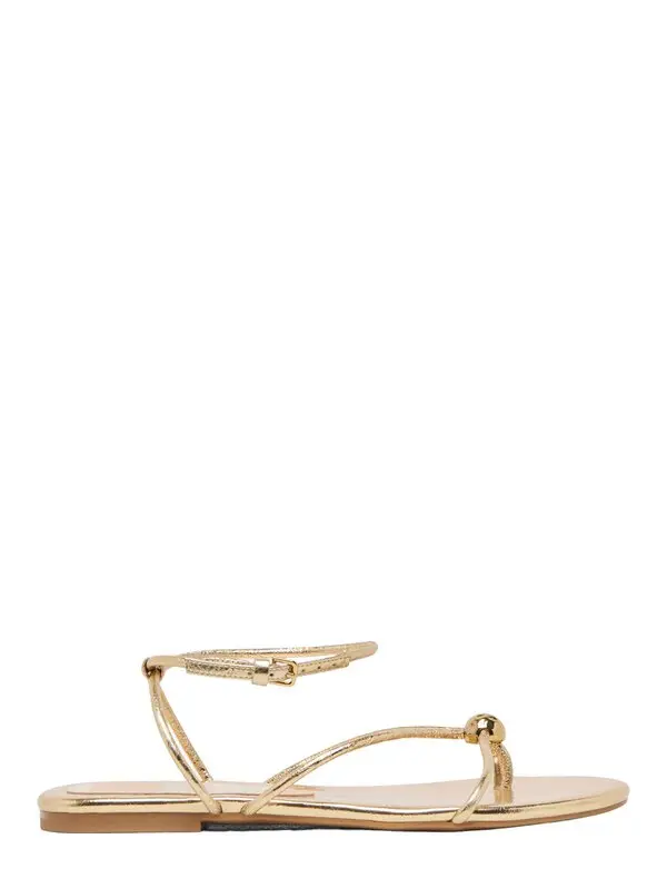 DOLCEVITA Kenley Sandals - Gold Leather