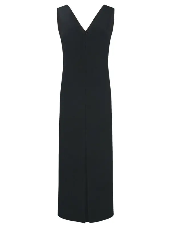 THE ROW Telorin Silk Dress - Black