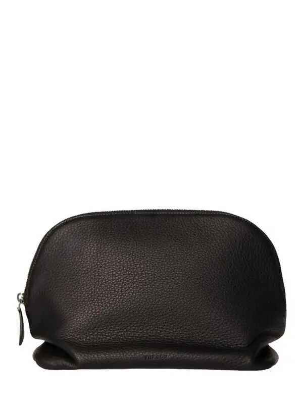 THE ROW Agnes Pouch - Dark Brown