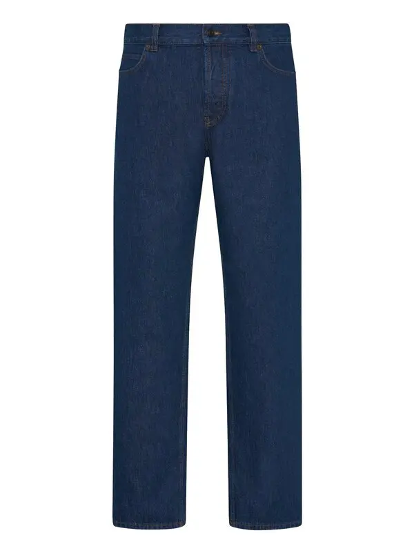 THE ROW Rossen Cotton Denim Jeans - Indigo