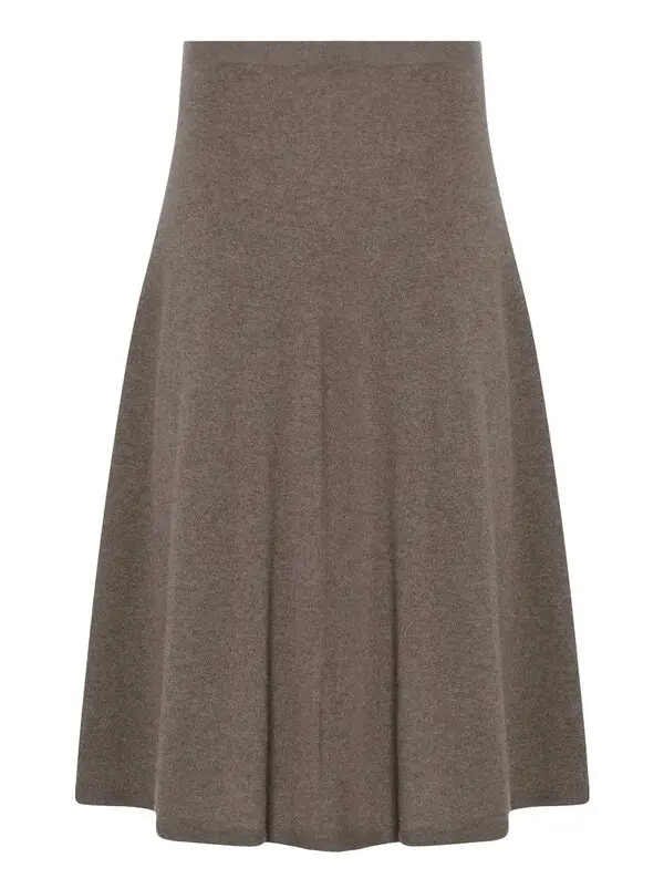 THE ROW Masini Skirt - Brown Sepia