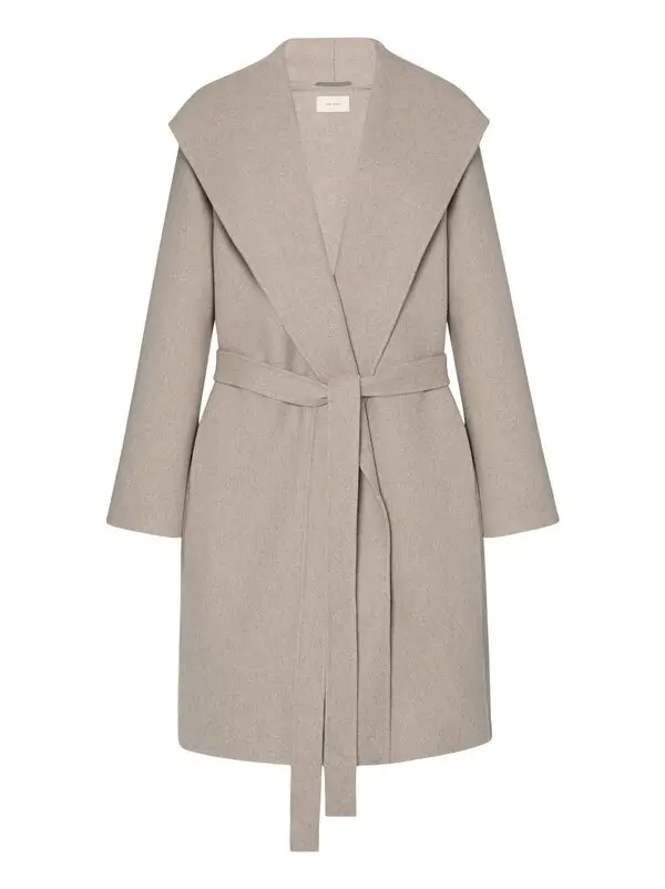 THE ROW Cicero Cashmere Coat - Light Grey