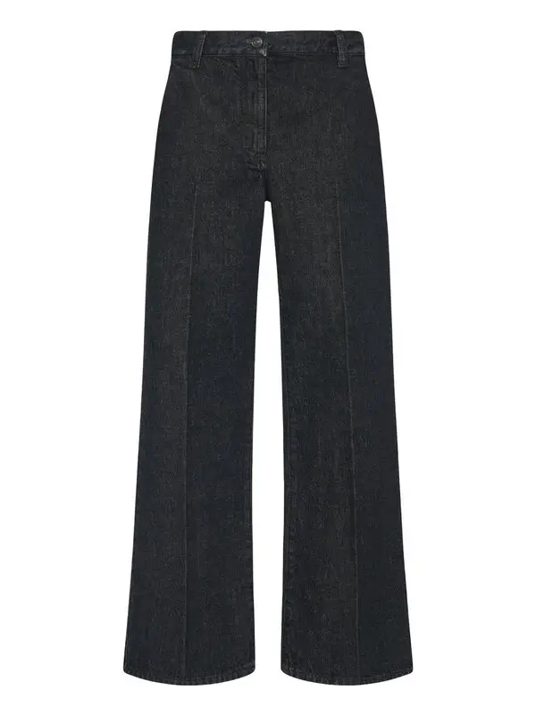 THE ROW Vita Cotton Denim Jeans - Black