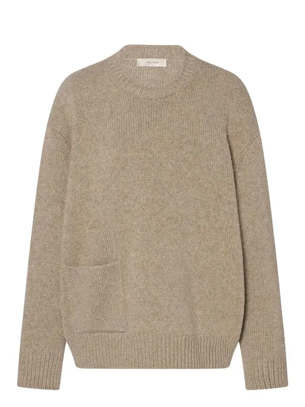 THE ROW Mirtle Cashmere Sweater - Light Pebble