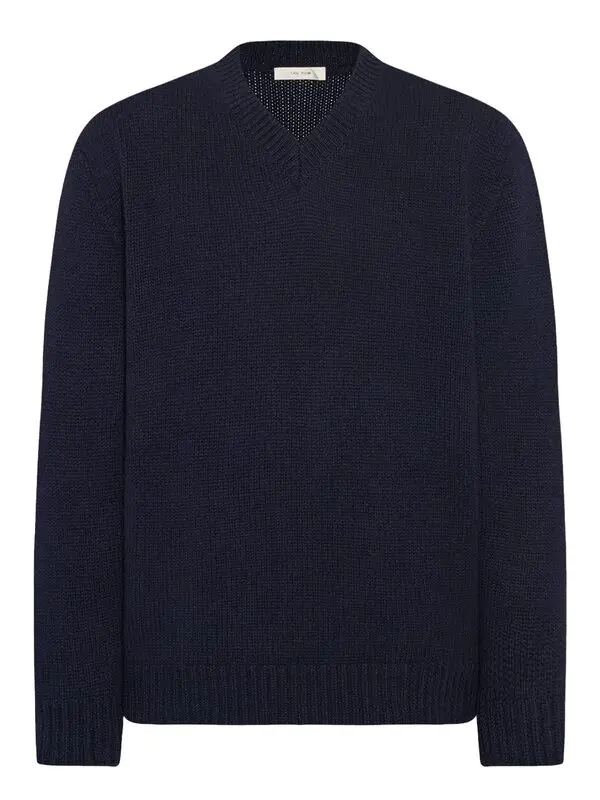 THE ROW Creed Cashmere Sweater - Dark Navy