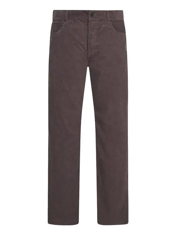 THE ROW Rossen Pant In Corduroy - Mud