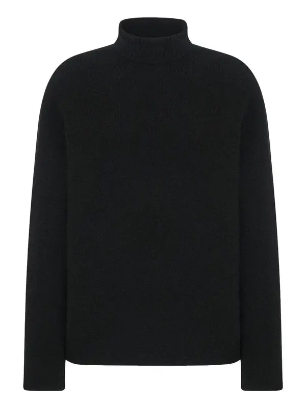 THE ROW Heti Cashmere Turtleneck - Black