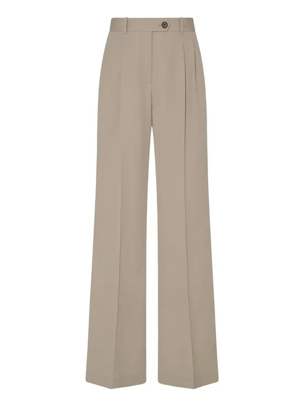 THE ROW Virgil Pant In Wool - Stone