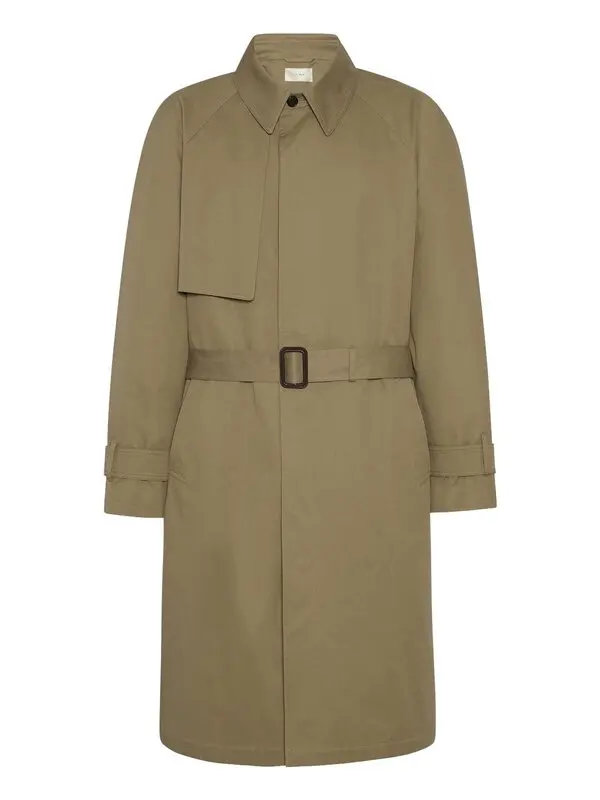 THE ROW Anatole Coat In Cotton - Taupe