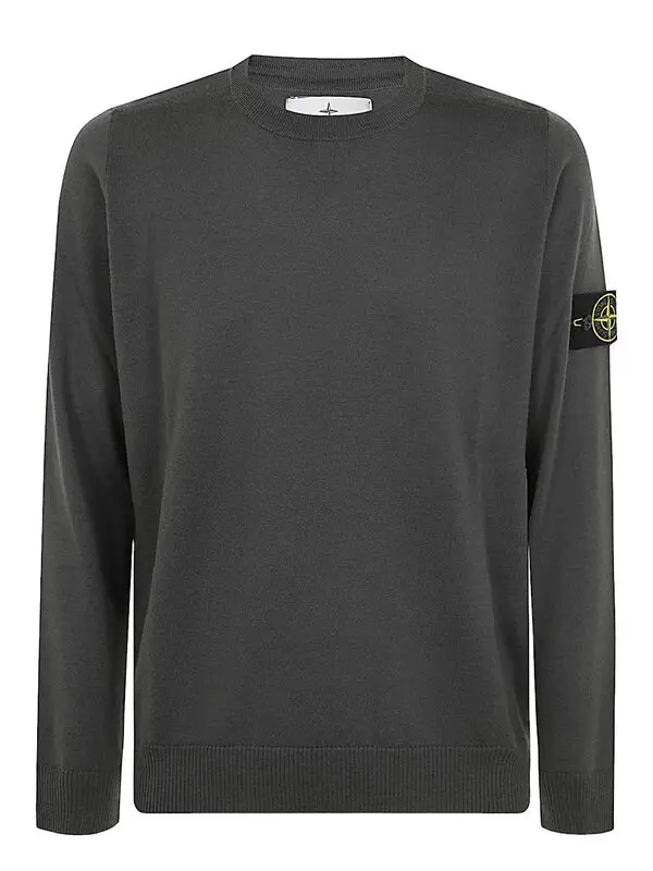Stone Island Round Neck Jumper - Grey