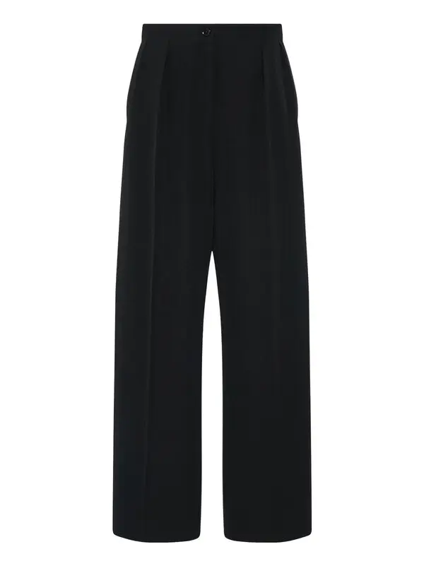 THE ROW Felicita Wool Pant - Black