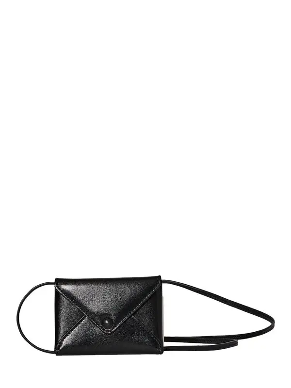 THE ROW Mini Envelope Pouch - Black