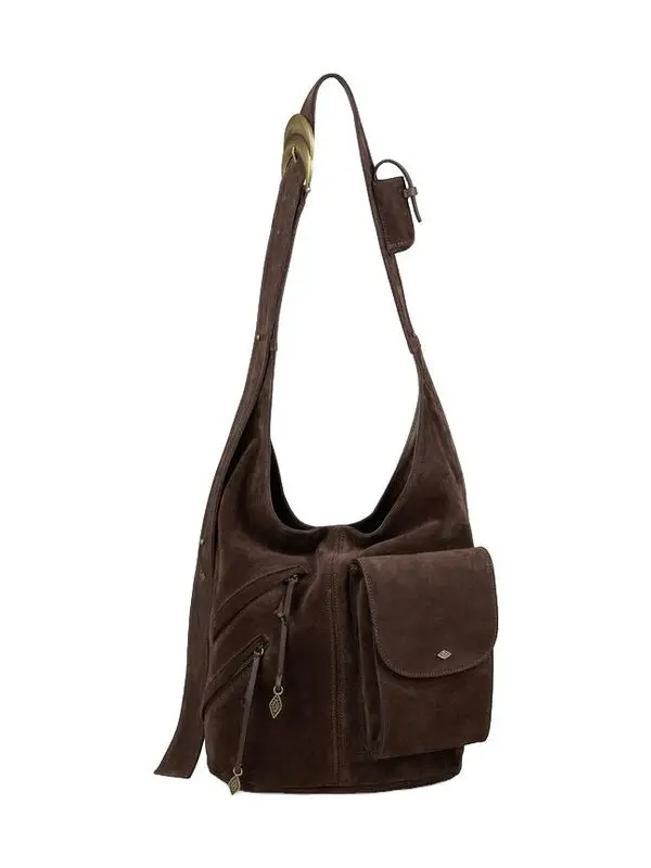 Ba&sh Youyou Multi-pocket Bucket Bag - Brown
