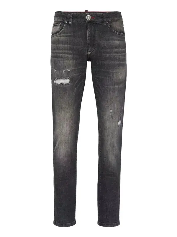 Philipp Plein Straight-cut Jeans - Grey