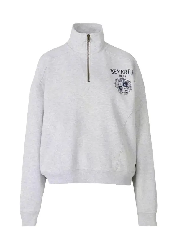 SPORTY & RICH Graphic-print Sweatshirt - Grey