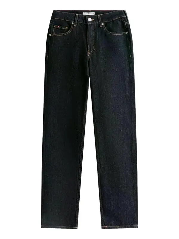 Tommy Hilfiger Logo-patch Jeans - Blue