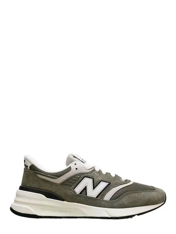 NEW BALANCE 997r Logo-patch Sneakers - Green