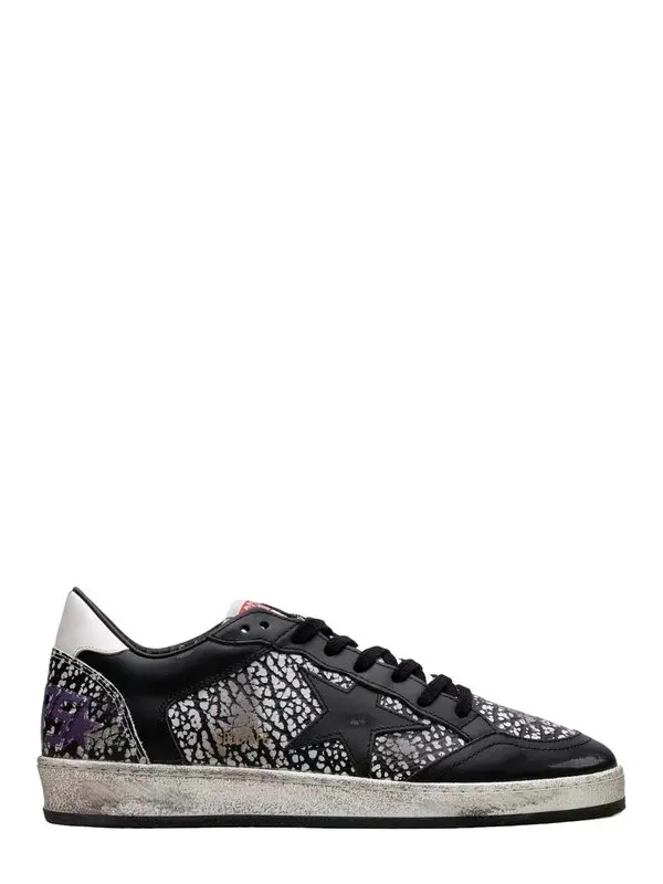 GOLDEN GOOSE Ball Star Printed Sneakers - Black