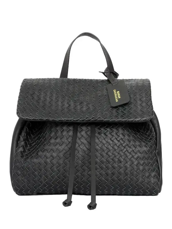 STUDIO CHOFAKIAN Woven Backpack - Black
