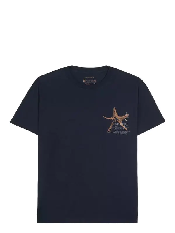 OSKLEN Starfish-print T-shirt - Black