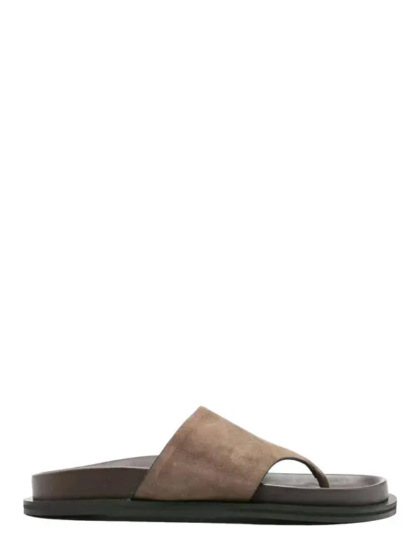 A.emery Imara Suede Flat Sandals - Brown
