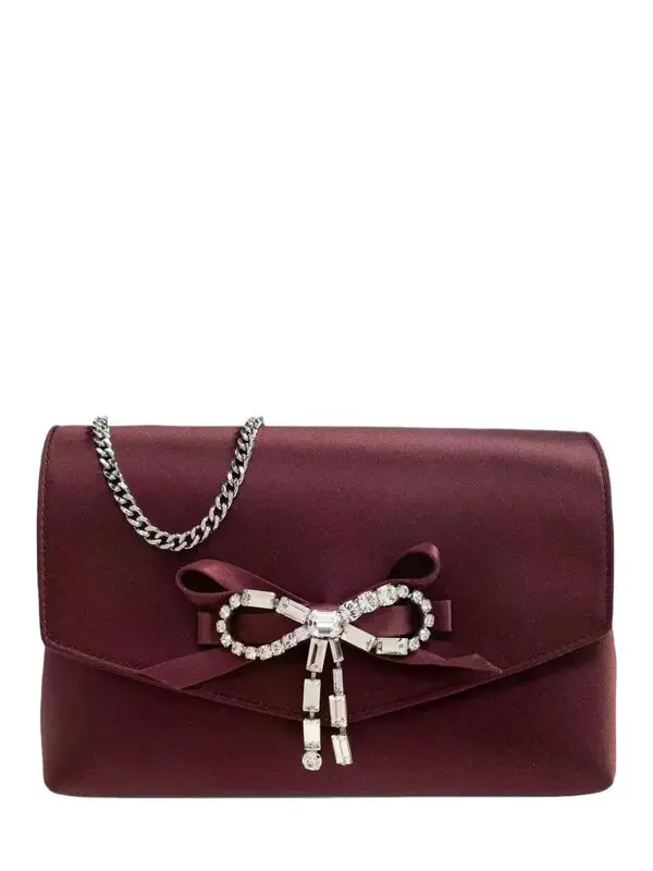 JIMMY CHOO Bow-detail Shoulder Bag - Red