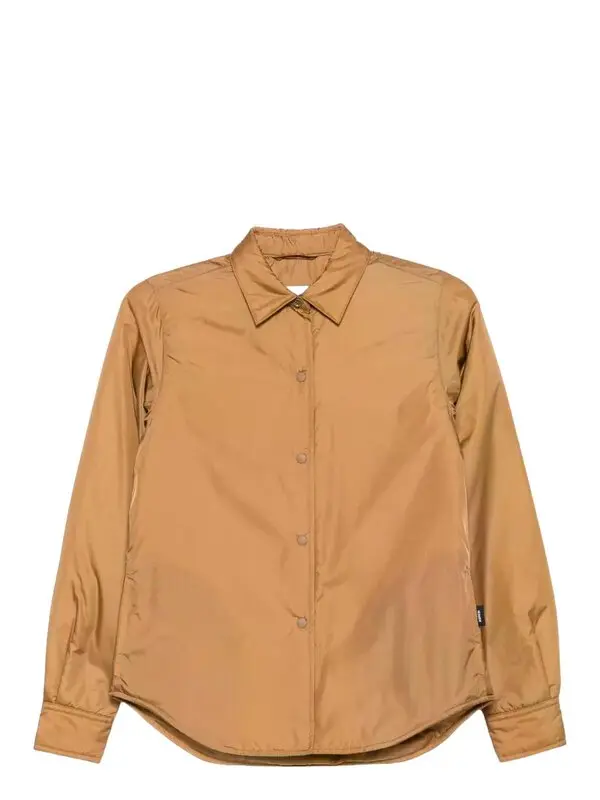 Aspesi Padded Snap-fastening Shirt - Neutrals