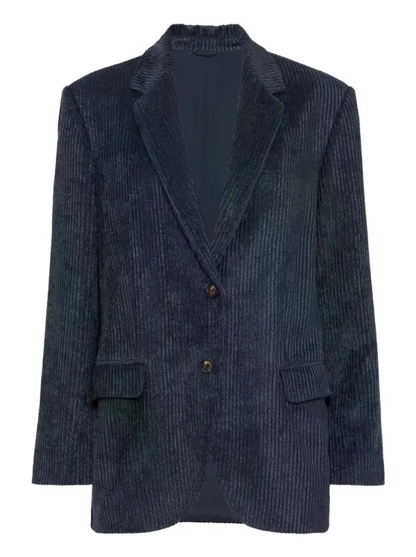 Brunello Cucinelli Corduroy Blazer - Blue