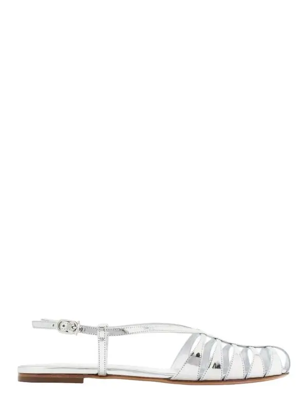 FERRAGAMO Caged Sandals - Silver