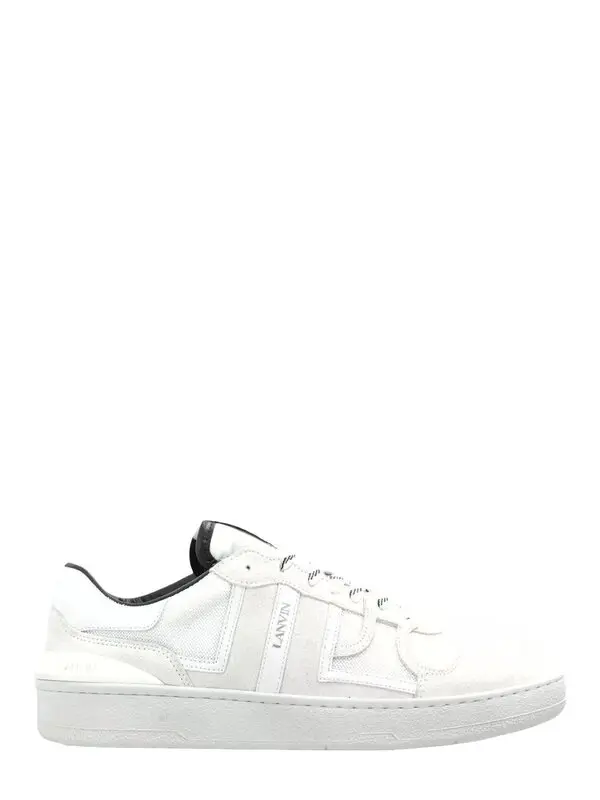 LANVIN Logo Panelled Sneakers - White