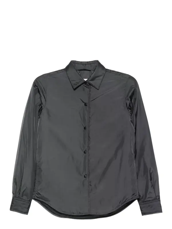 Aspesi Padded Snap-fastening Shirt - Grey