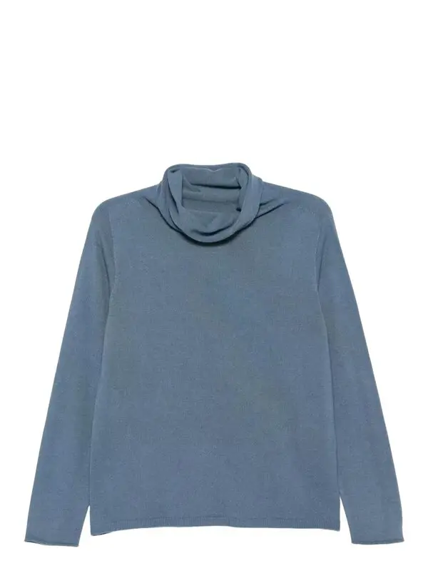 LE TRICOT PERUGIA Turtleneck Sweater - Blue