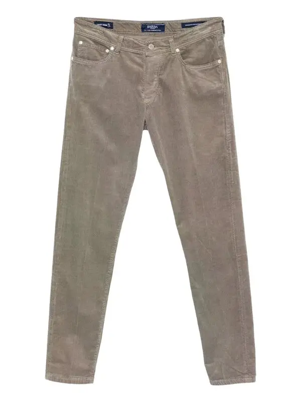 BARBA NAPOLI Corduroy Trousers - Neutrals