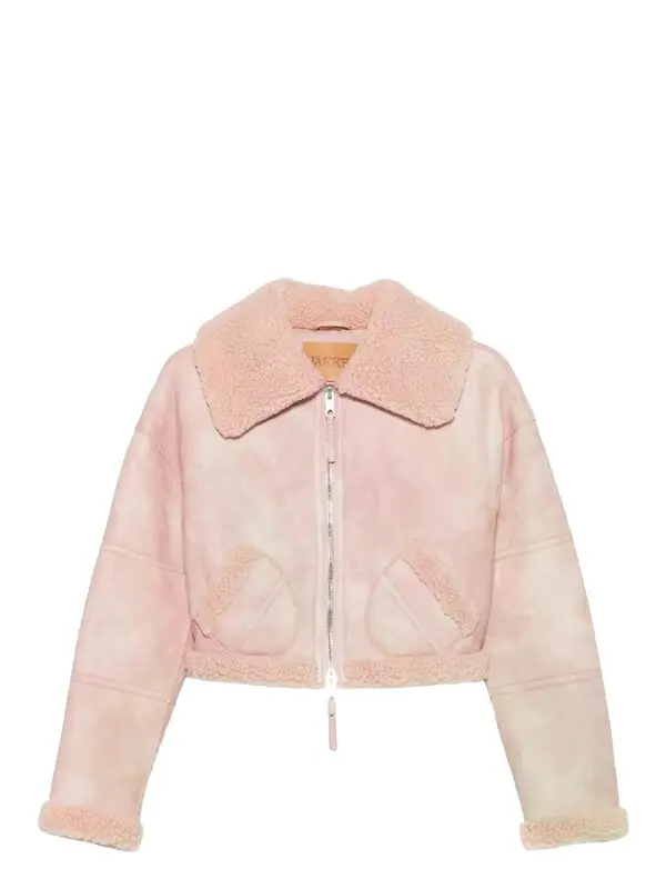 JAKKE Sherpa Collar Jacket - Pink
