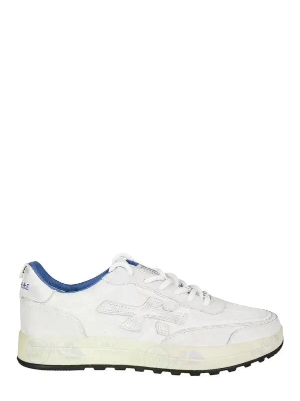 Premiata Nous 7232 Appliqué Sneakers - White