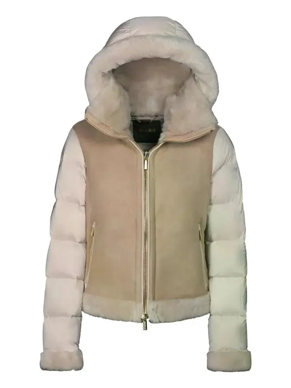 MOORER Hooded Jacket - Neutrals