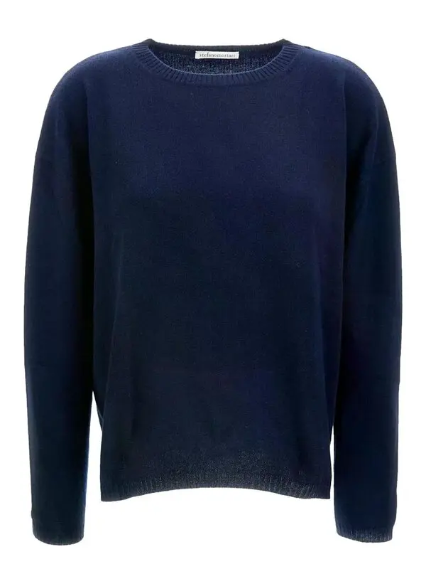 STEFANO MORTARI Crew Neck Sweater - Blue