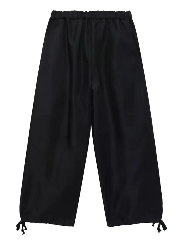 Comme Des Garçons Drawstring Trousers - Black