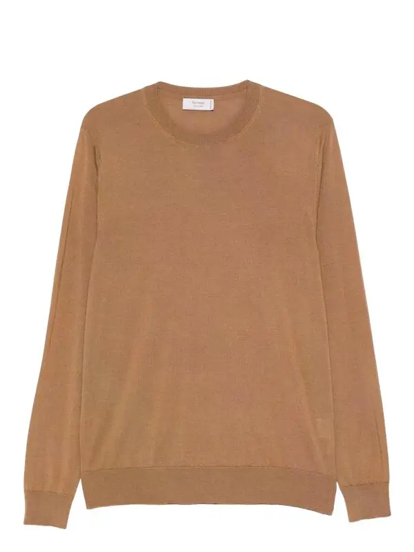 FERRANTE Crew-neck Sweater - Brown