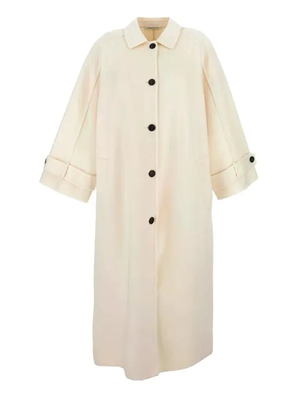 STEFANO MORTARI Button Fastening Coat - Neutrals